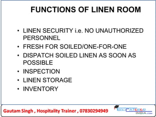 Linen uniform tailor room | PDF