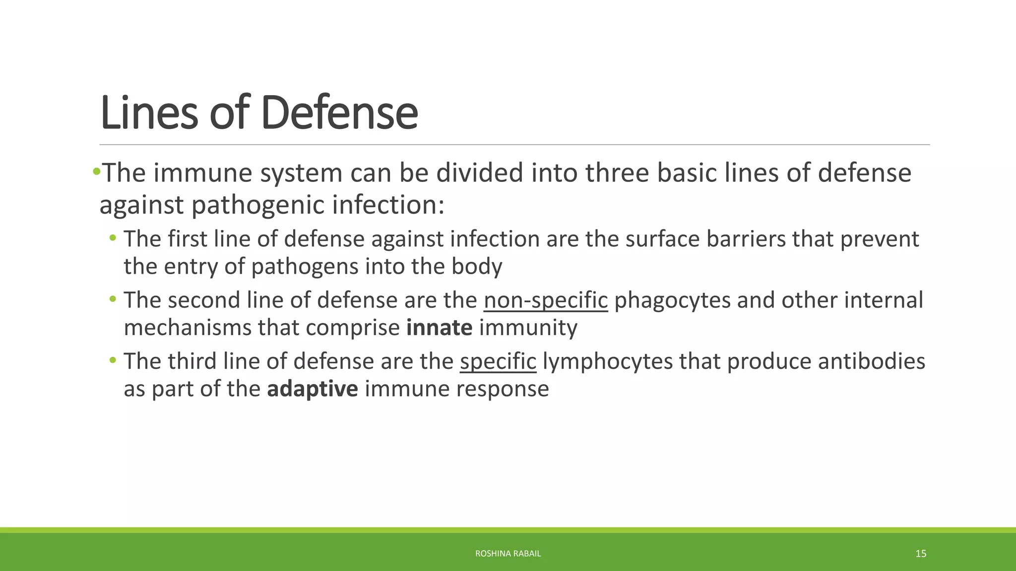 Line of defences | PPSX