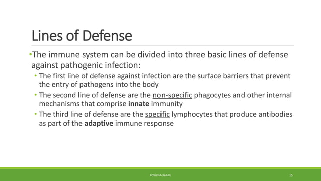 Line of defences | PPSX