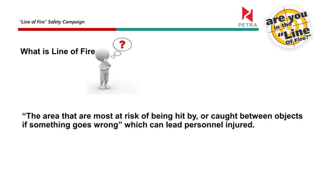 LINE OF FIRE AWARENESS FOR ALL WORKERS KSCPP | PPTX