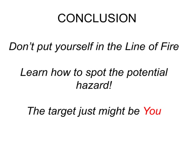 Line Of Fire Presentation.ppt