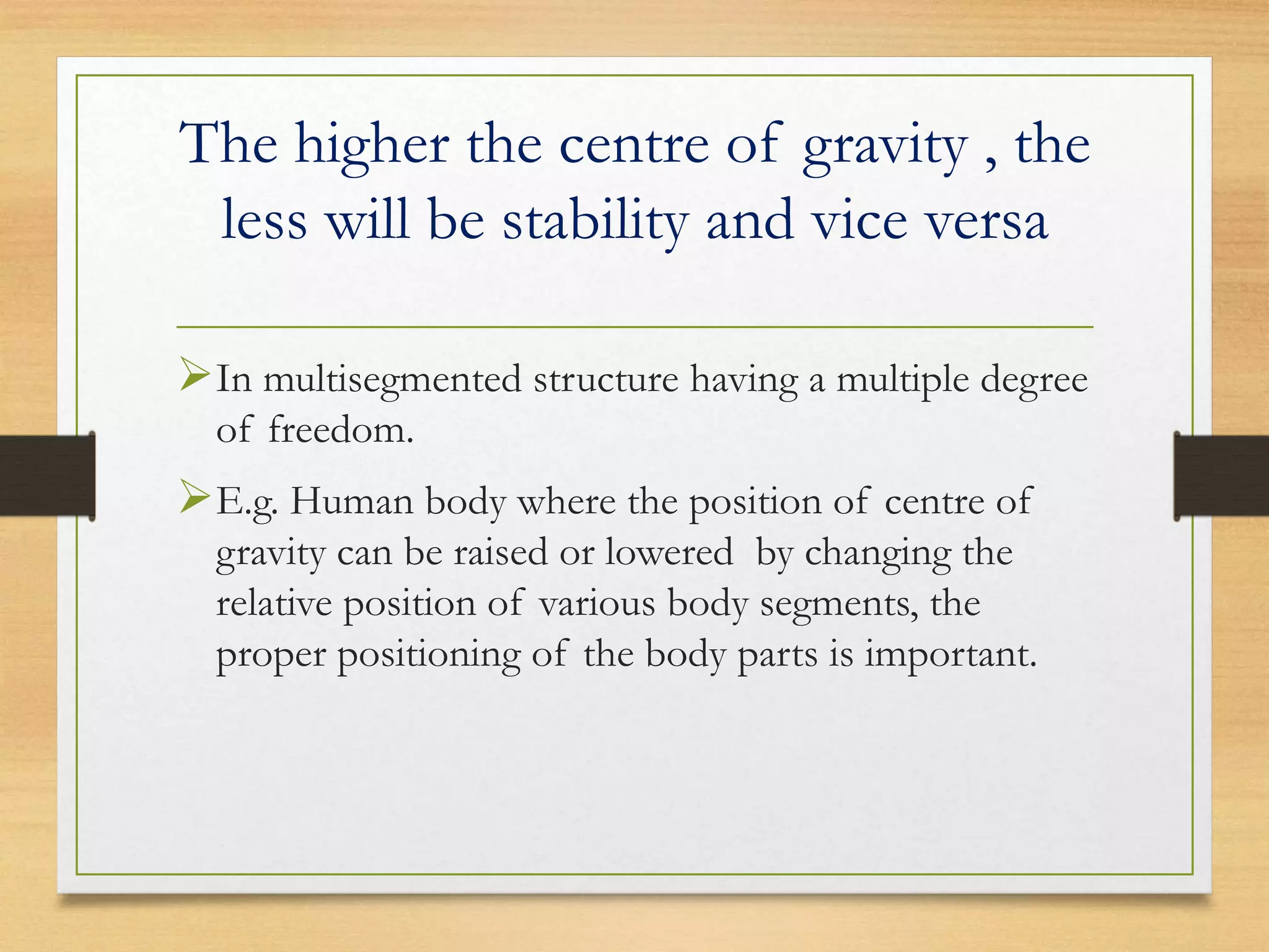 Line of gravity | PPTX