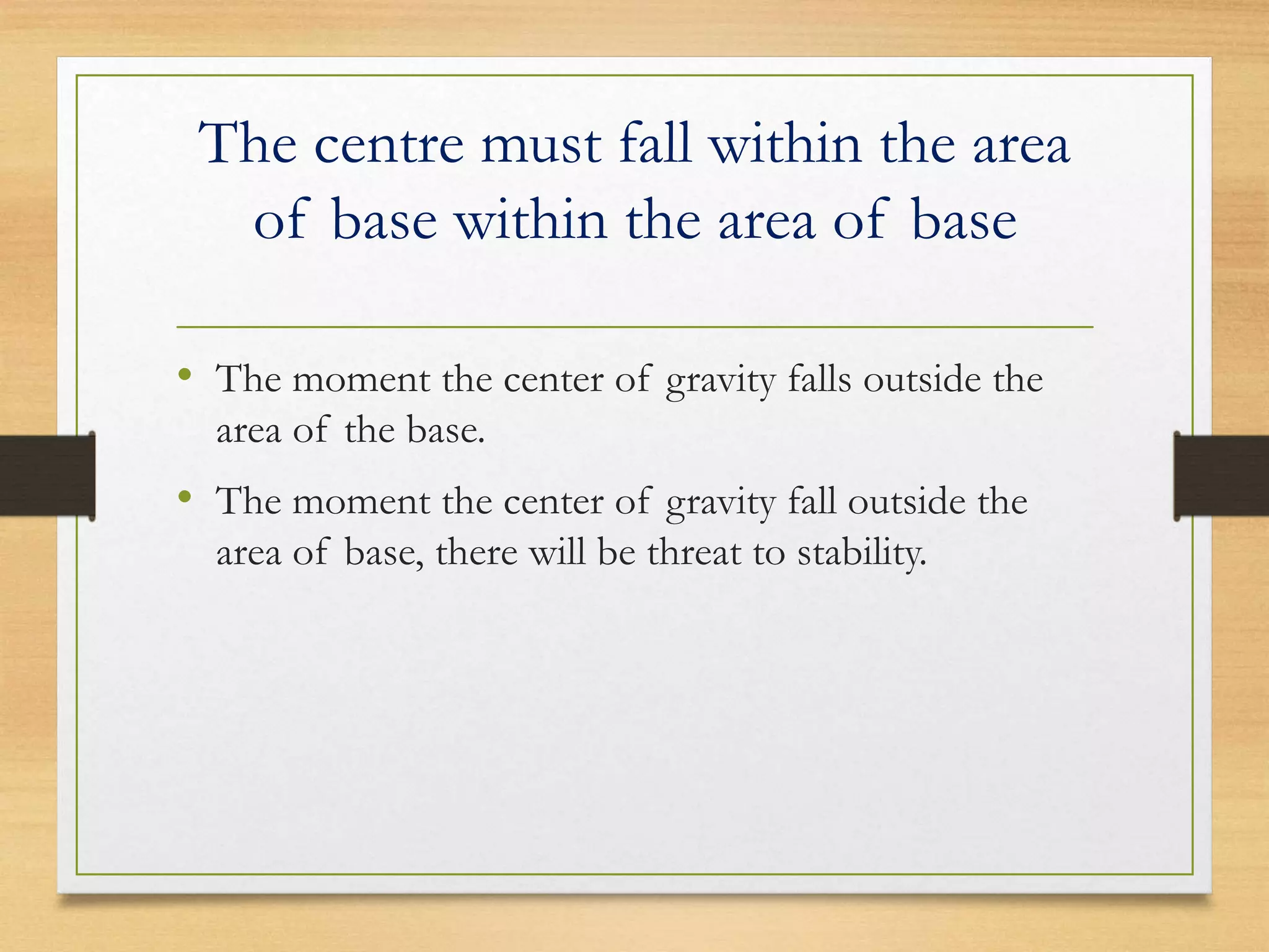 Line of gravity | PPTX