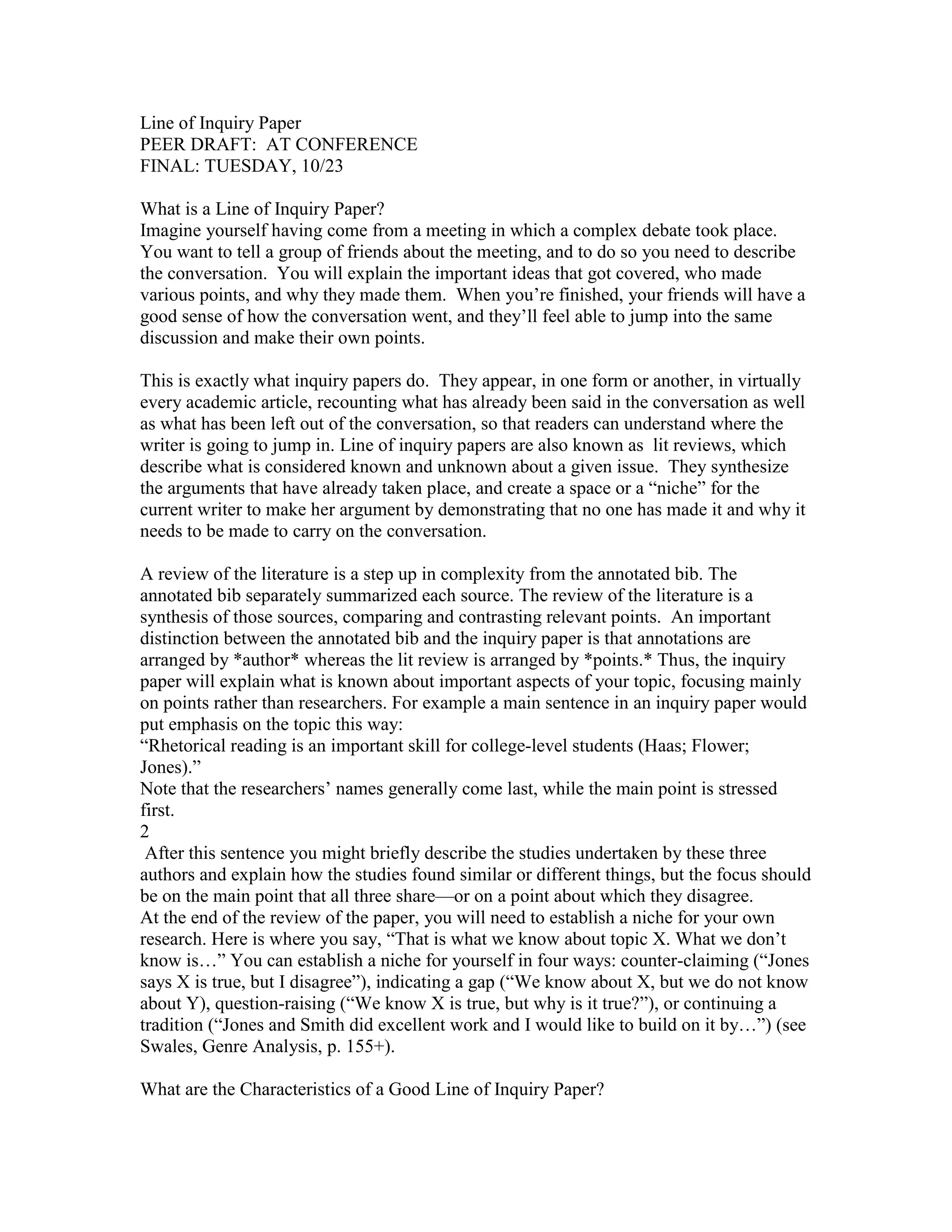 Line of inquiry paper | DOCX