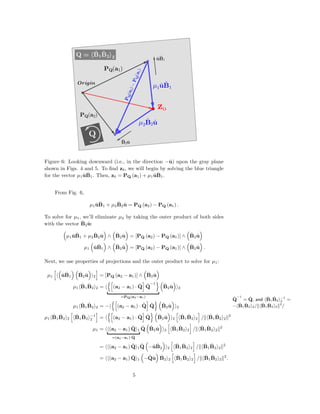 Via Geometric (Clifford) Algebra: Equation for Line of Intersection of ...