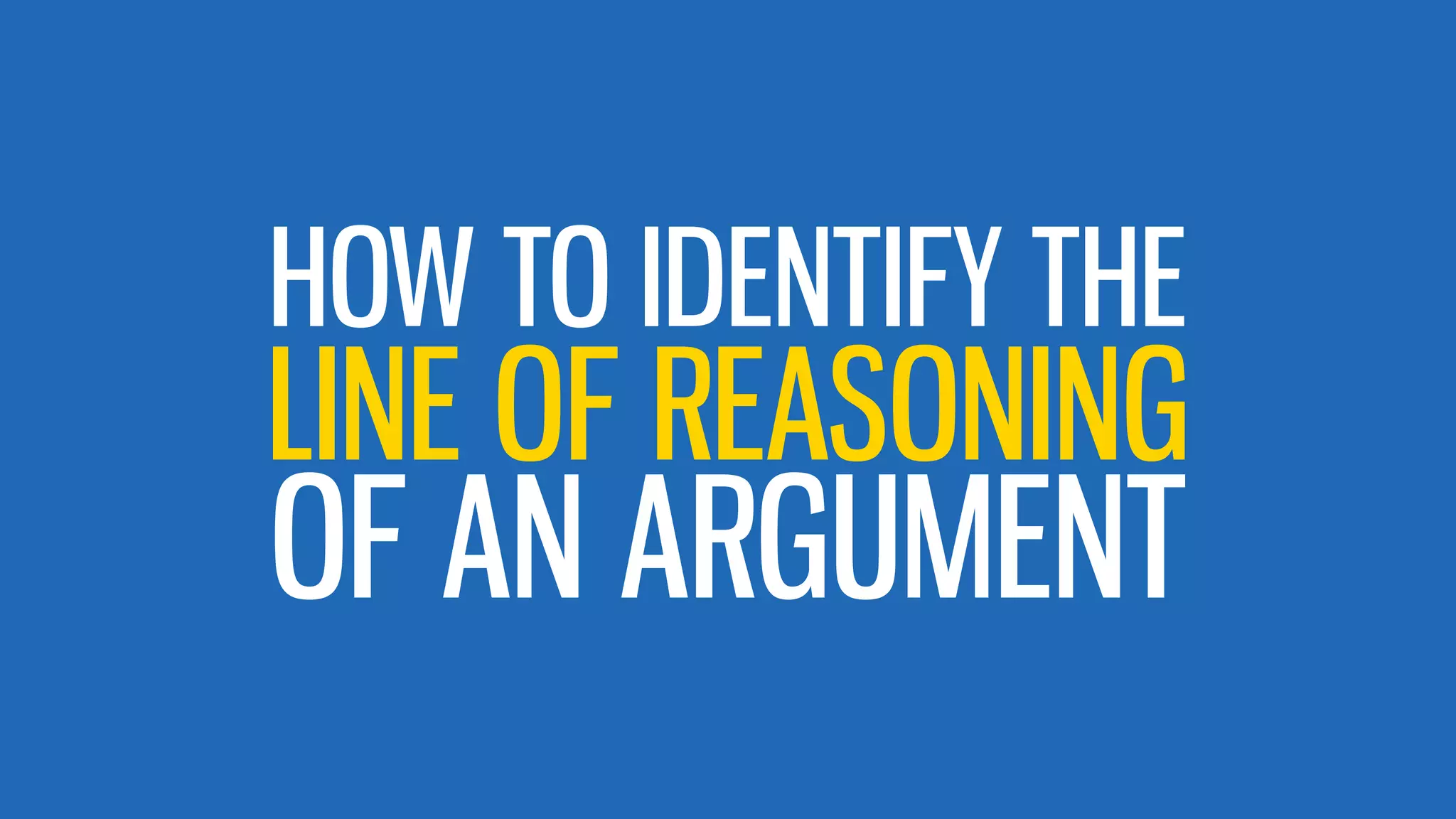 Line of reasoning | PDF