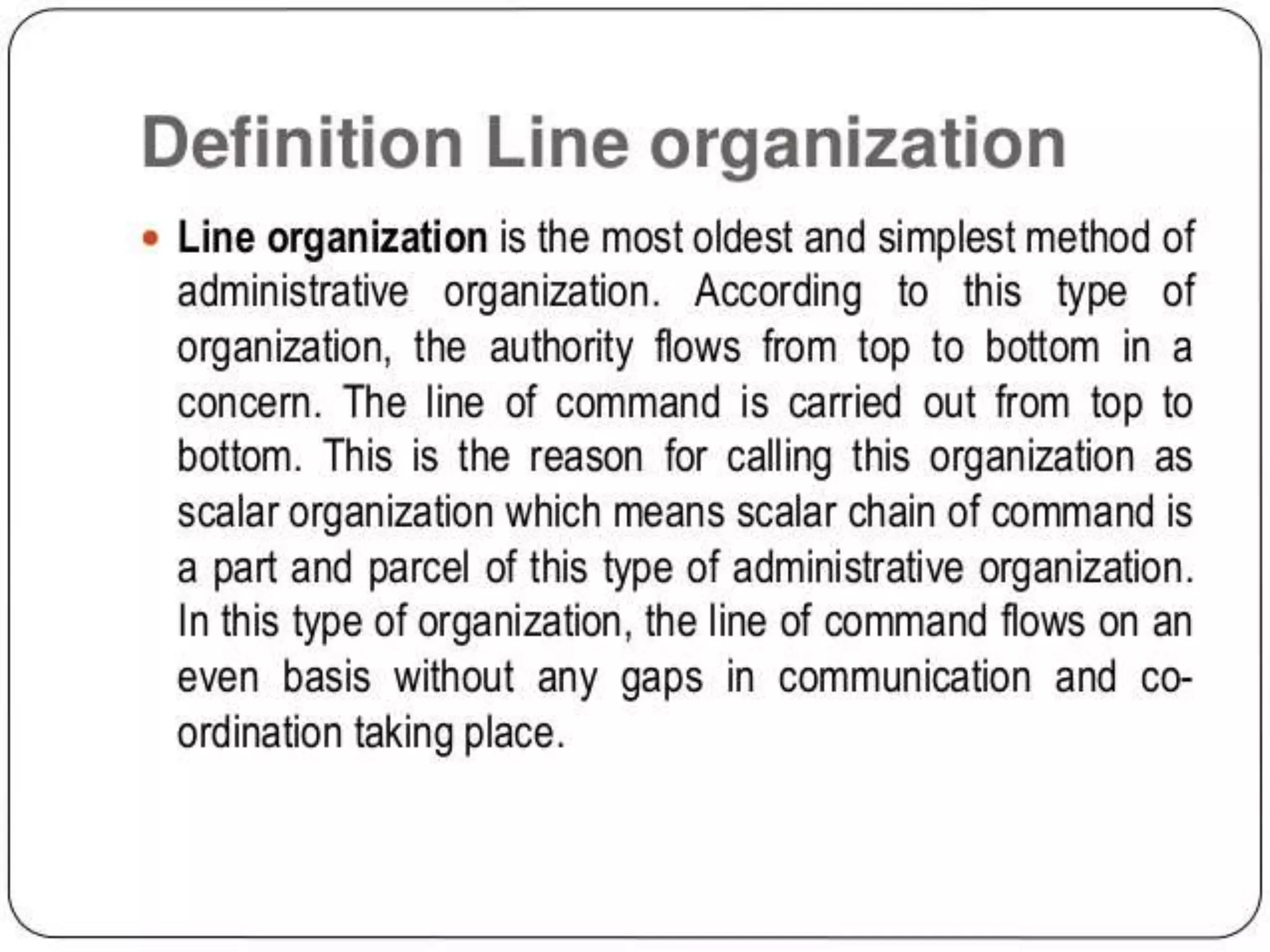 Line organization | PPTX
