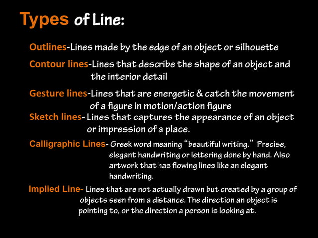 High School LIne Photography Lesson | PPT