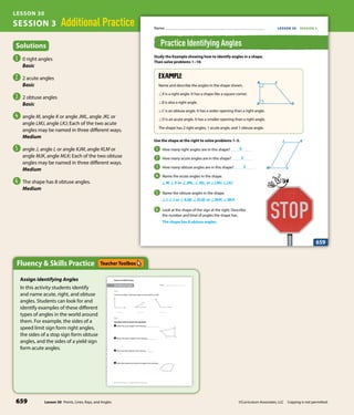 line points and rays grade four.pdf best | PDF