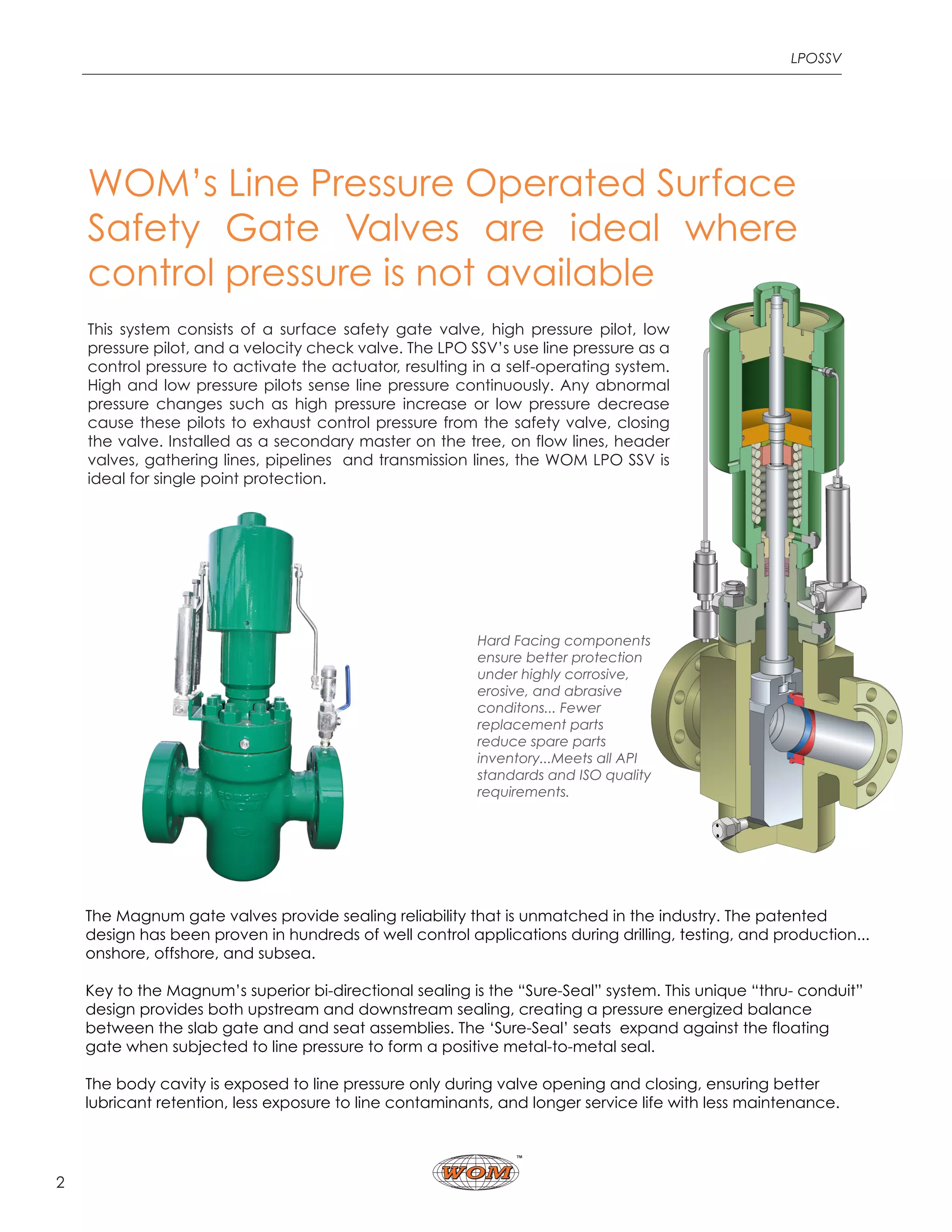Line Pressure Operated SSV - Worldwide Oilfield Machine | PDF