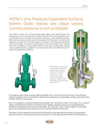Line Pressure Operated SSV - Worldwide Oilfield Machine | PDF