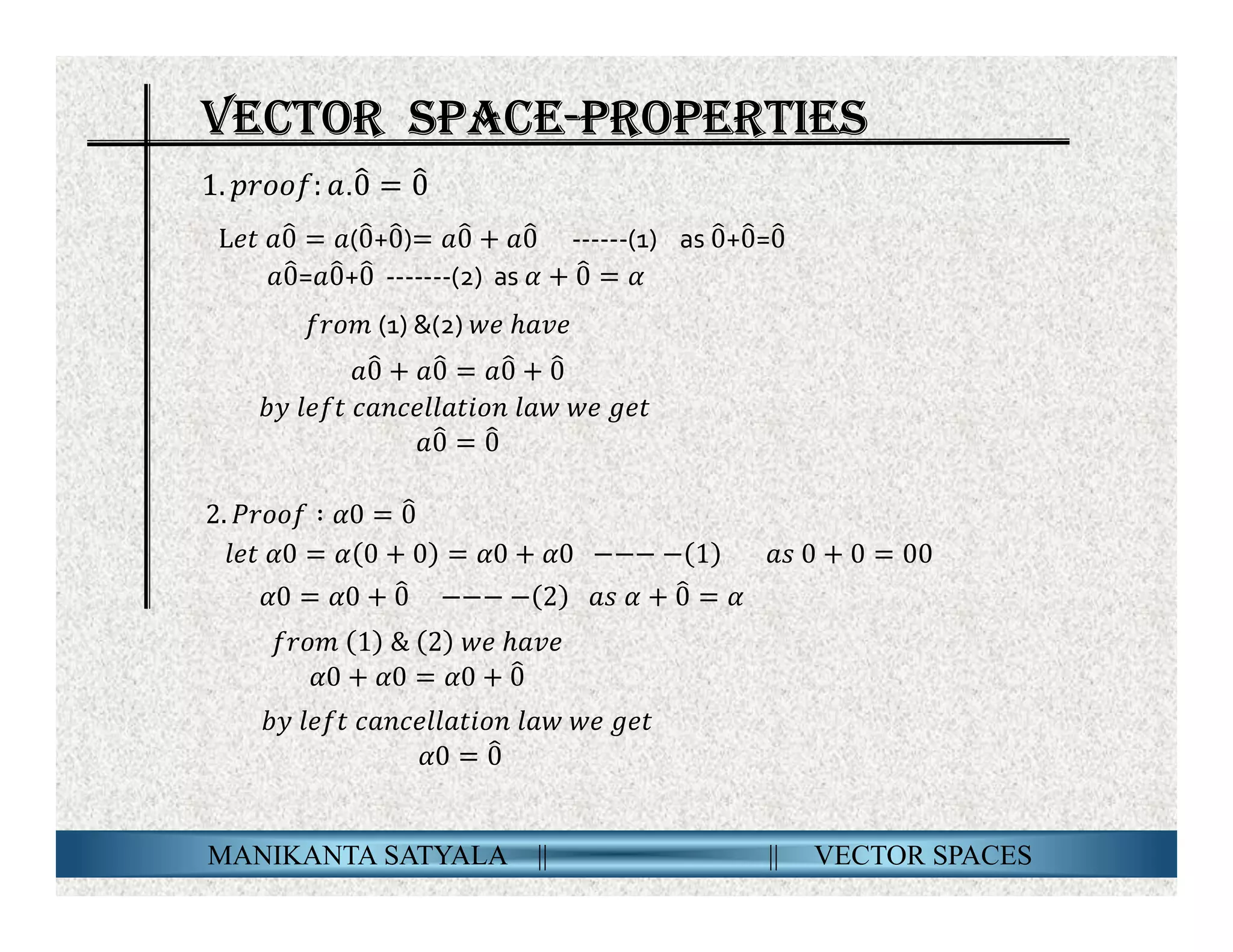 Liner Algebra Vector Space 1 Introduction To Vector Space And Subspace Pdf Programming