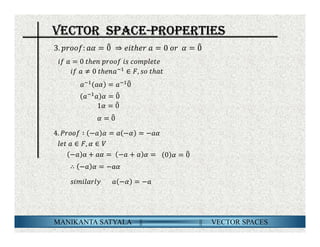 Liner algebra-vector space-1 introduction to vector space and subspace | PDF