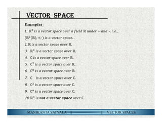 Liner algebra-vector space-1 introduction to vector space and subspace ...