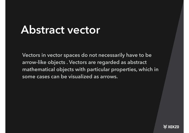 Linear algebra power of abstraction - LearnDay@Xoxzo #5 | PDF