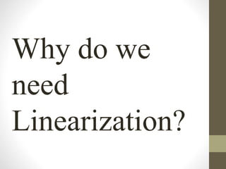 Linerazation of systems | PPT | Free Download