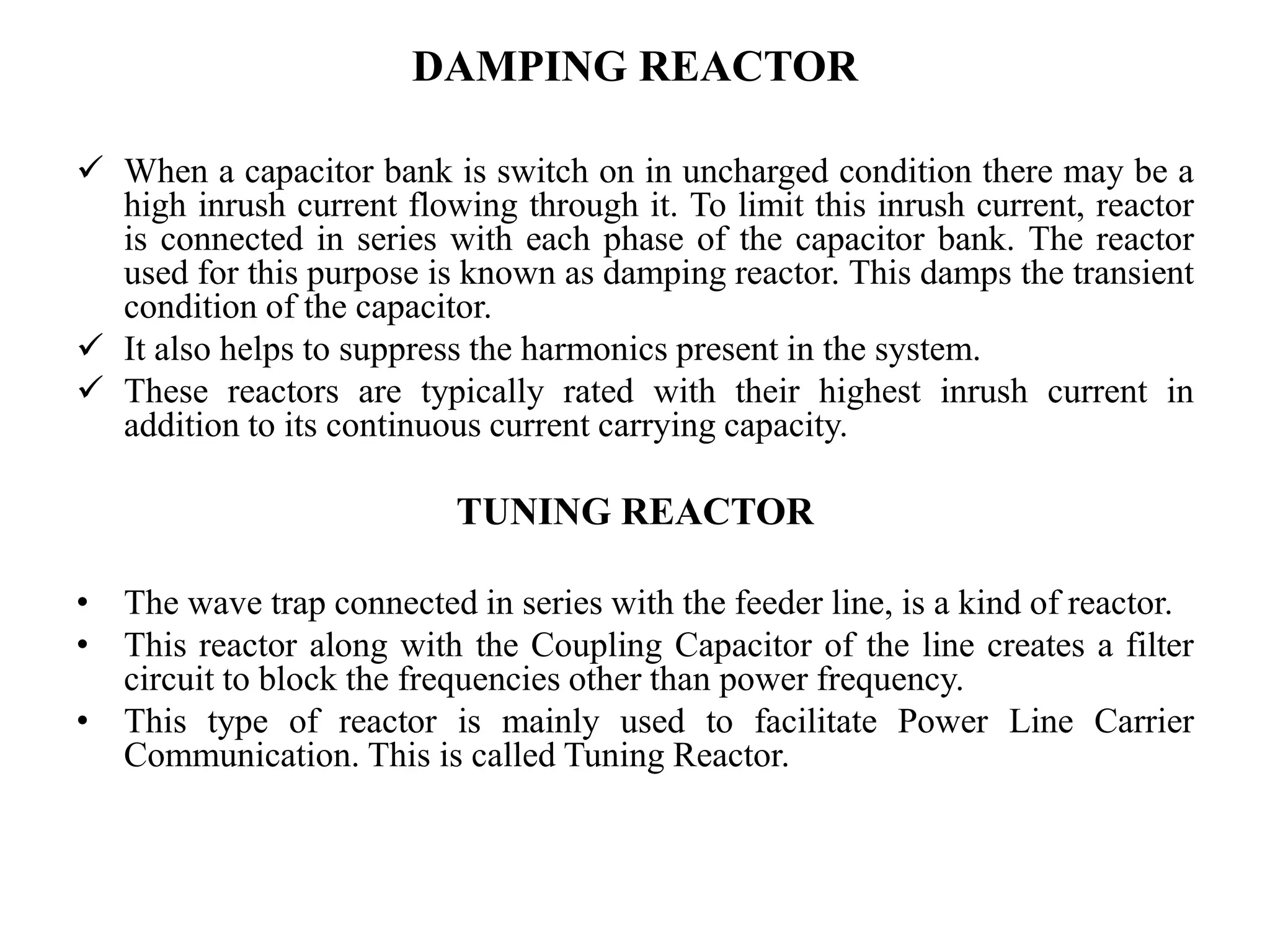 Line reactor | PPTX