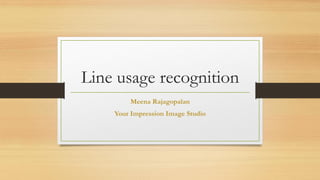 Line usage recognition | PDF