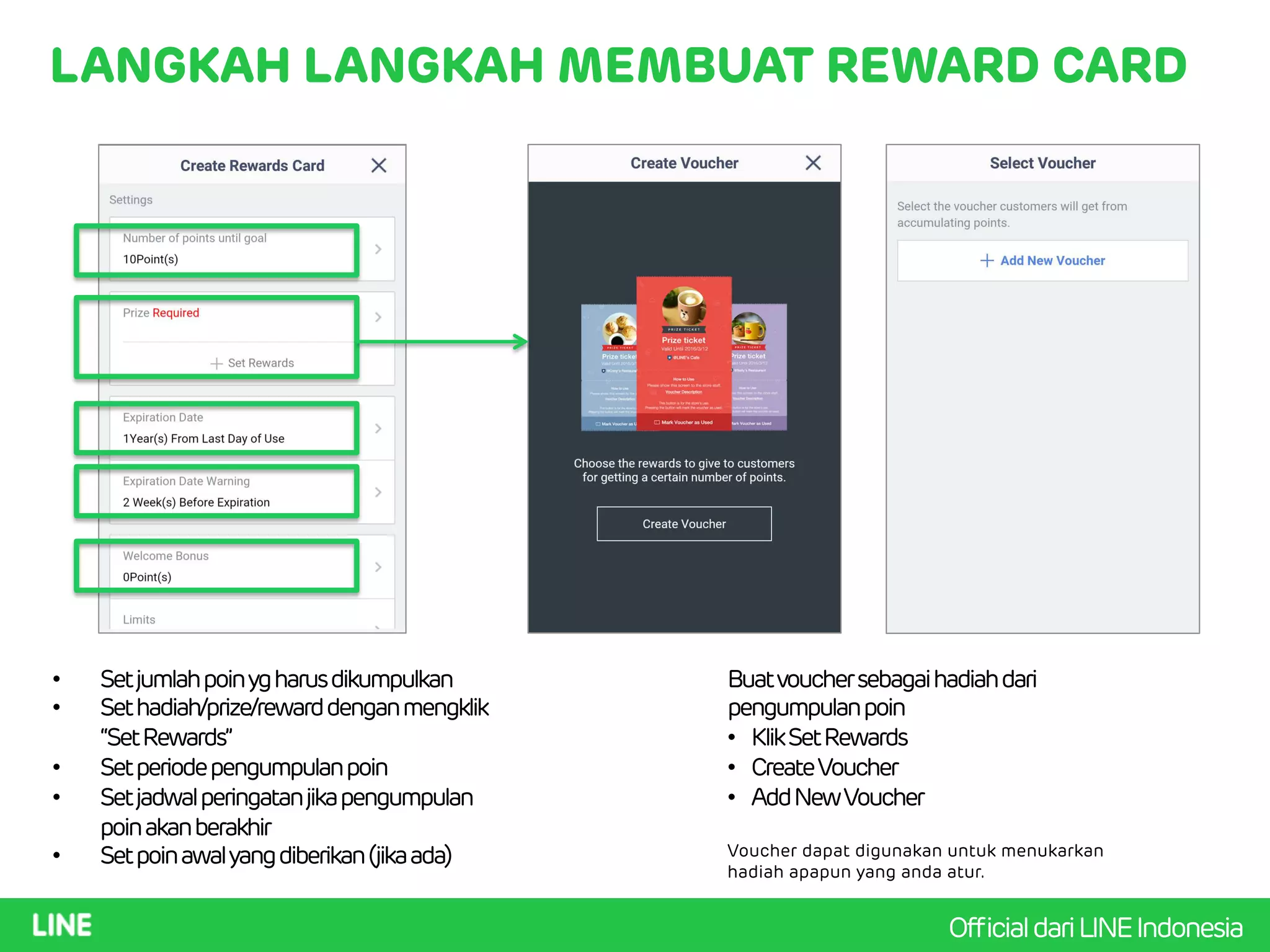 LINE@ reward card manual | PPT