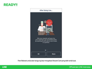 LINE@ reward card manual | PPT