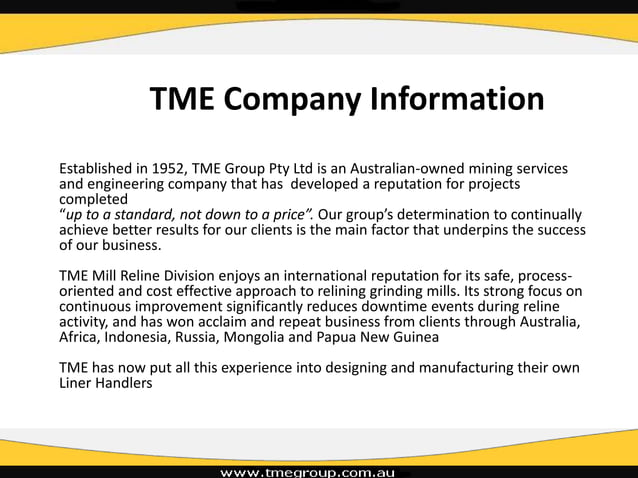 Liner Handler | PPT