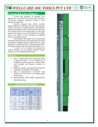 Liner hanger systems | PDF