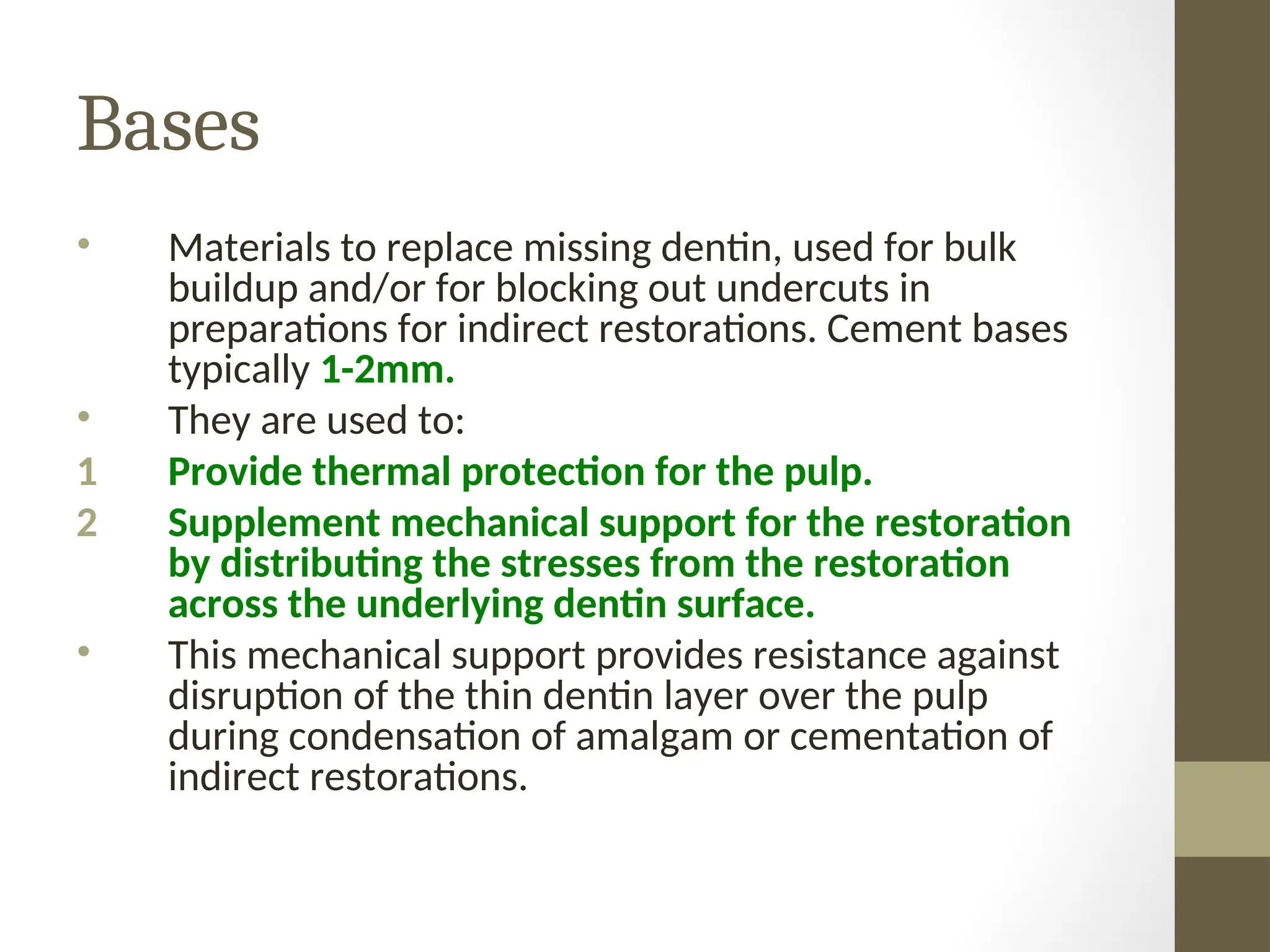 liners_and_bases.ppt liner and bases in dentistry | PPT