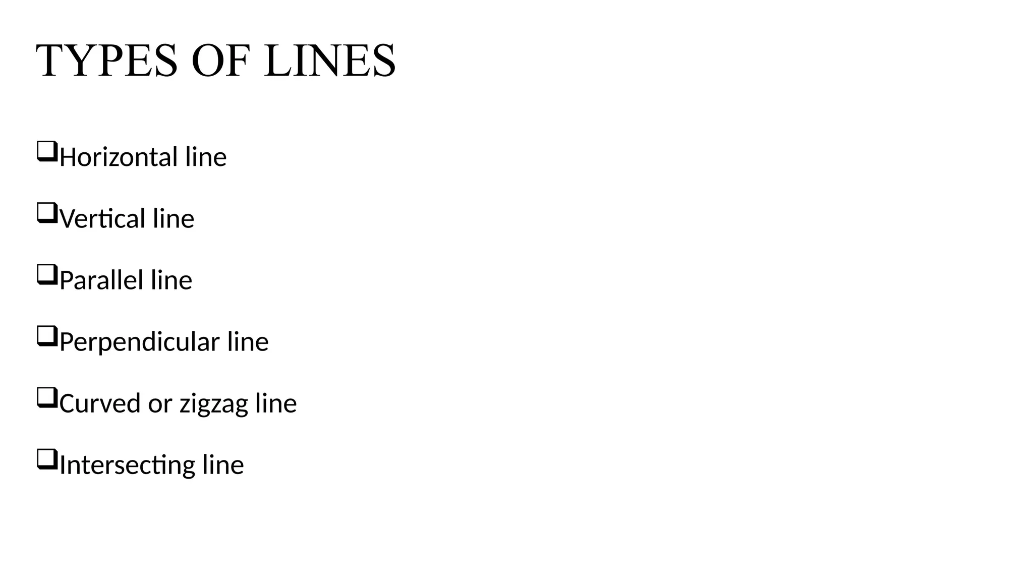 LINES , DEFINITION, TYPES , LINE SEGMENT | PPTX | Drawing and Sketching ...