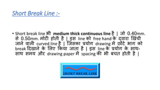 LINES IN ENGINEEING DRAWING (HINDI) | PPTX