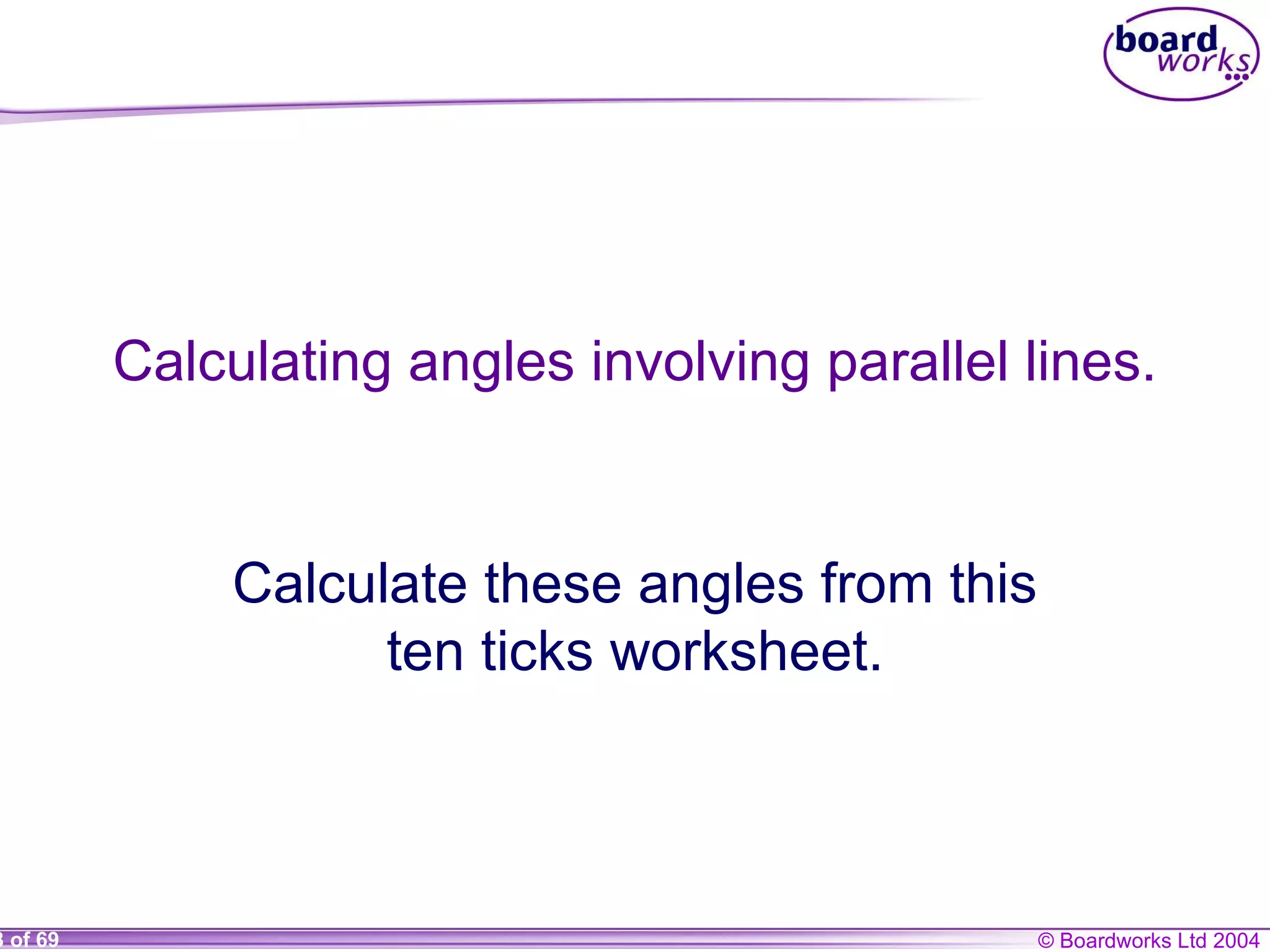 Lines and angles | PPT