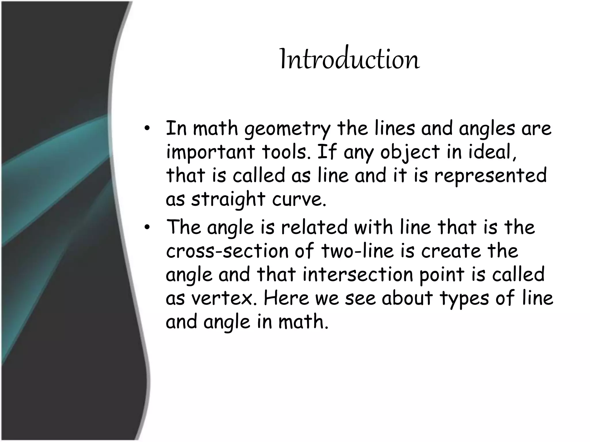 Lines and angles class 9 ppt made by hardik kapoor | PPTX