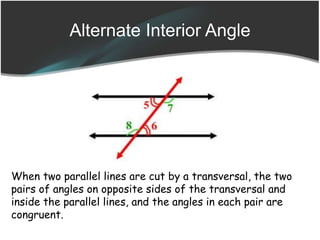 Lines and angles class 9 ppt made by hardik kapoor | PPT | Free Download