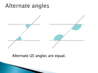 Lines and angles | PPTX