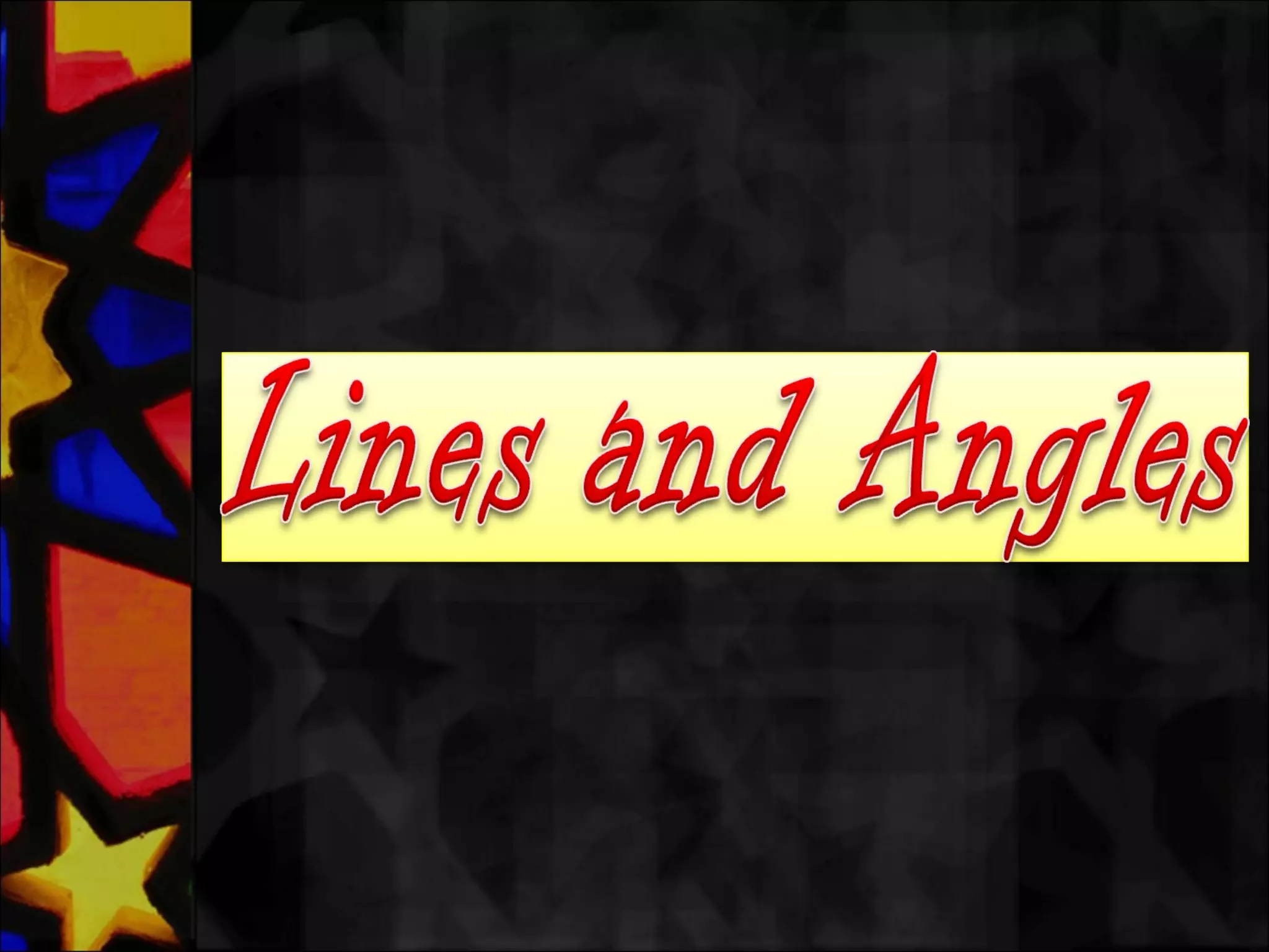 Lines and angles | PPT