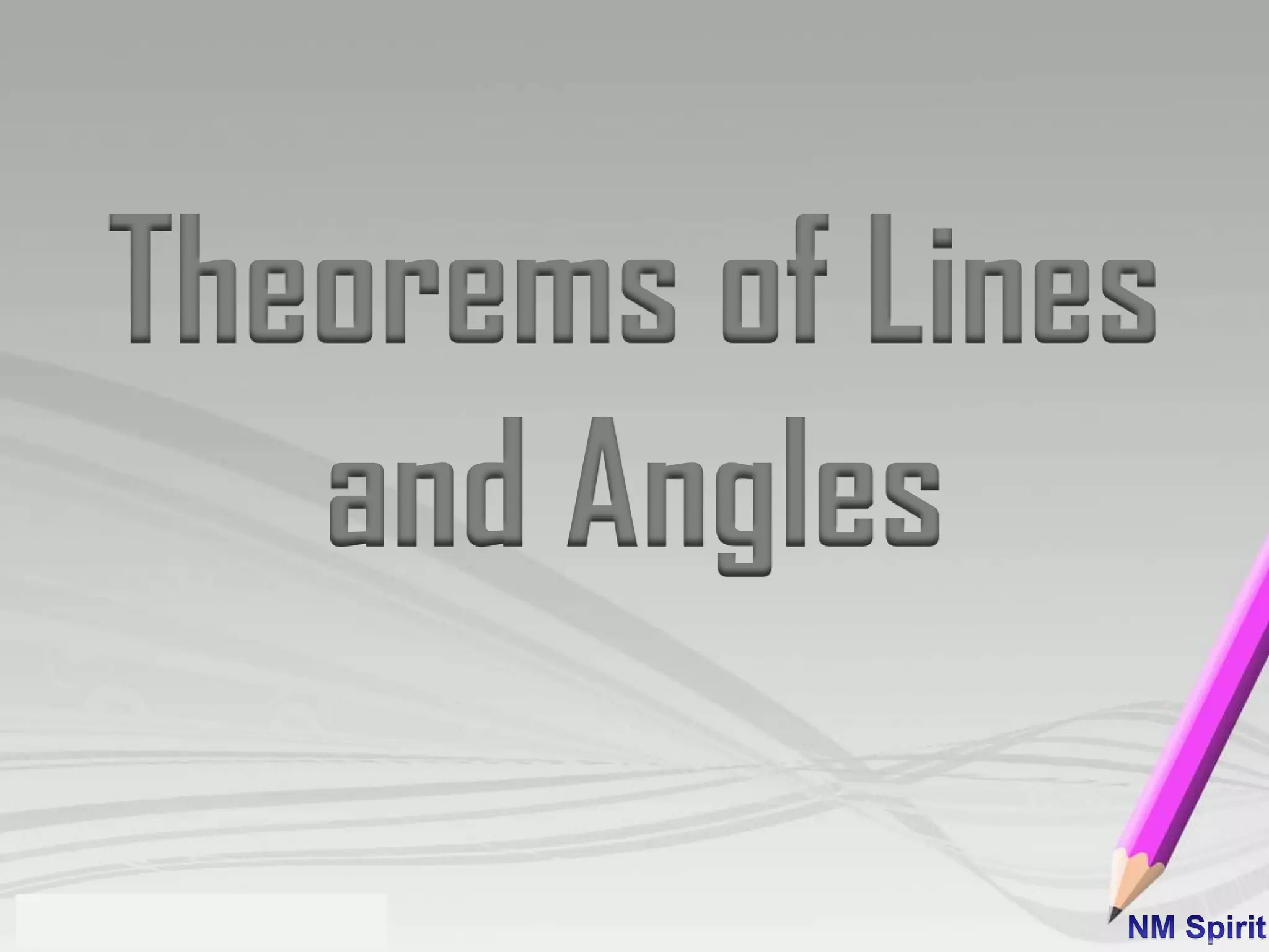 Lines And Angles Pptx