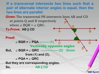 Lines And Angles | PPTX