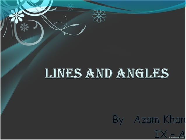 Lines and angles | PPT