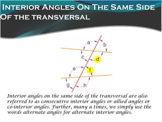 Lines and angles | PPT