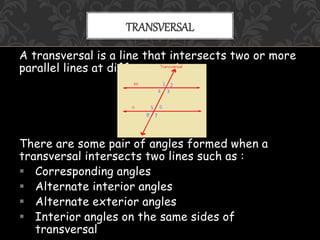 Lines and angles | PPTX