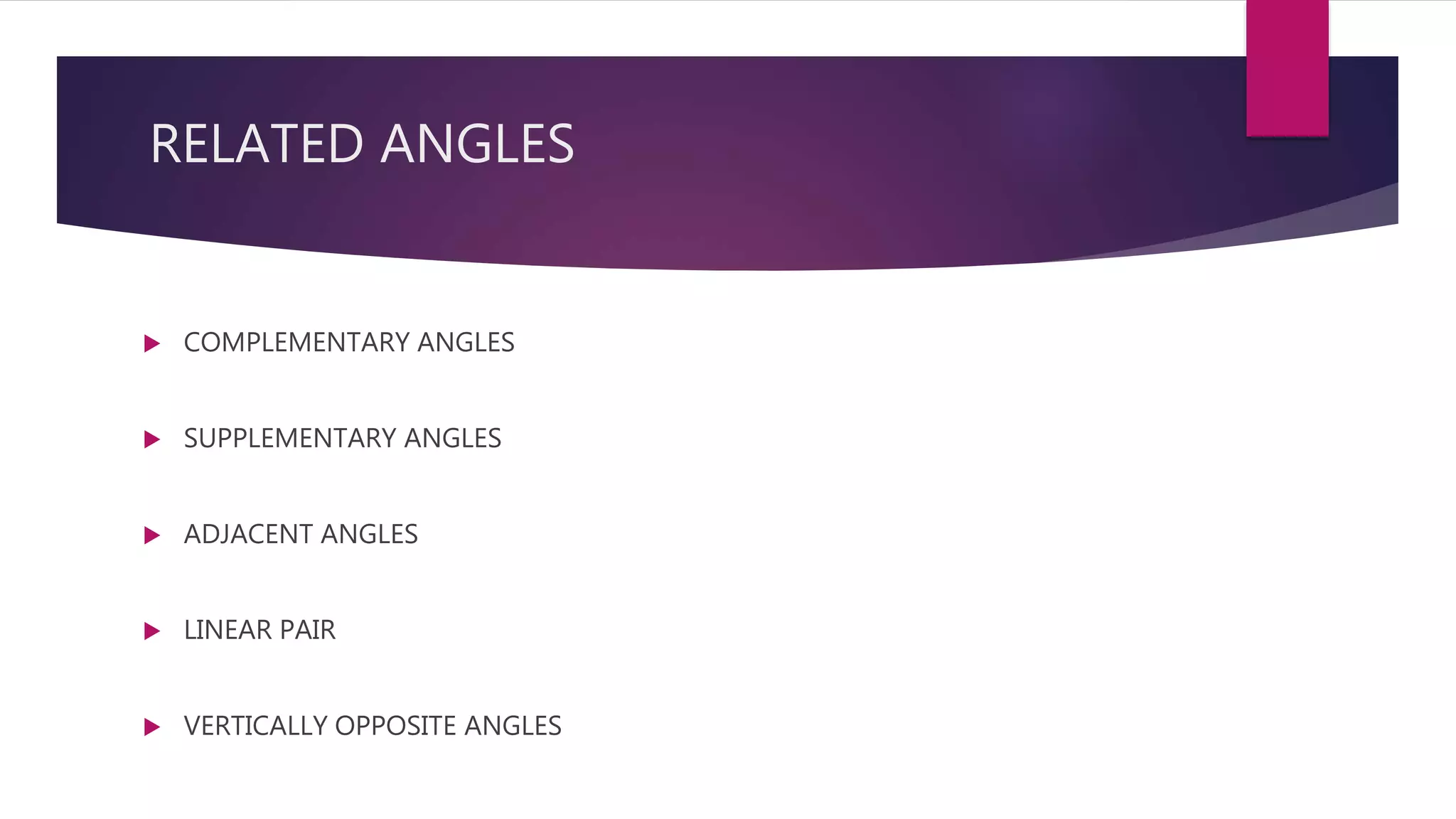 LINES AND ANGLES | PPT