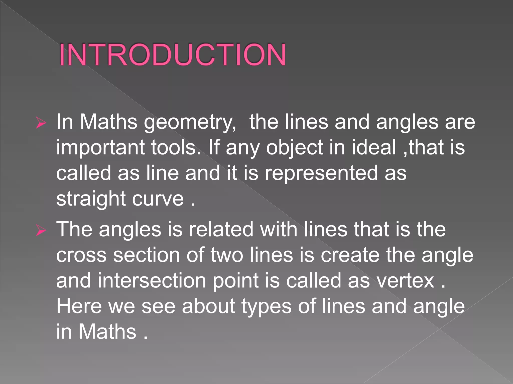 Lines and angles | PPT