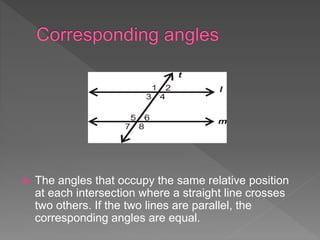 Lines and angles | PPT