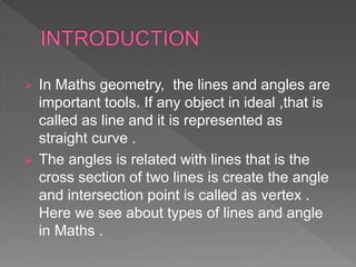 Lines and angles | PPT