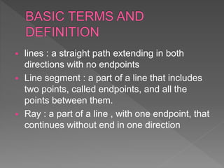 Lines and angles | PPT