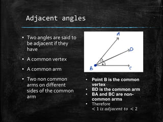 Lines and angles Class 9 _CBSE | PDF