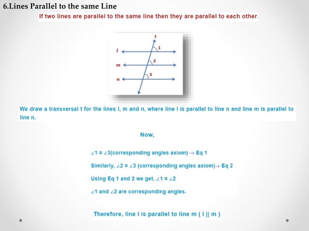 Lines and angles | PPTX | Geography | Science