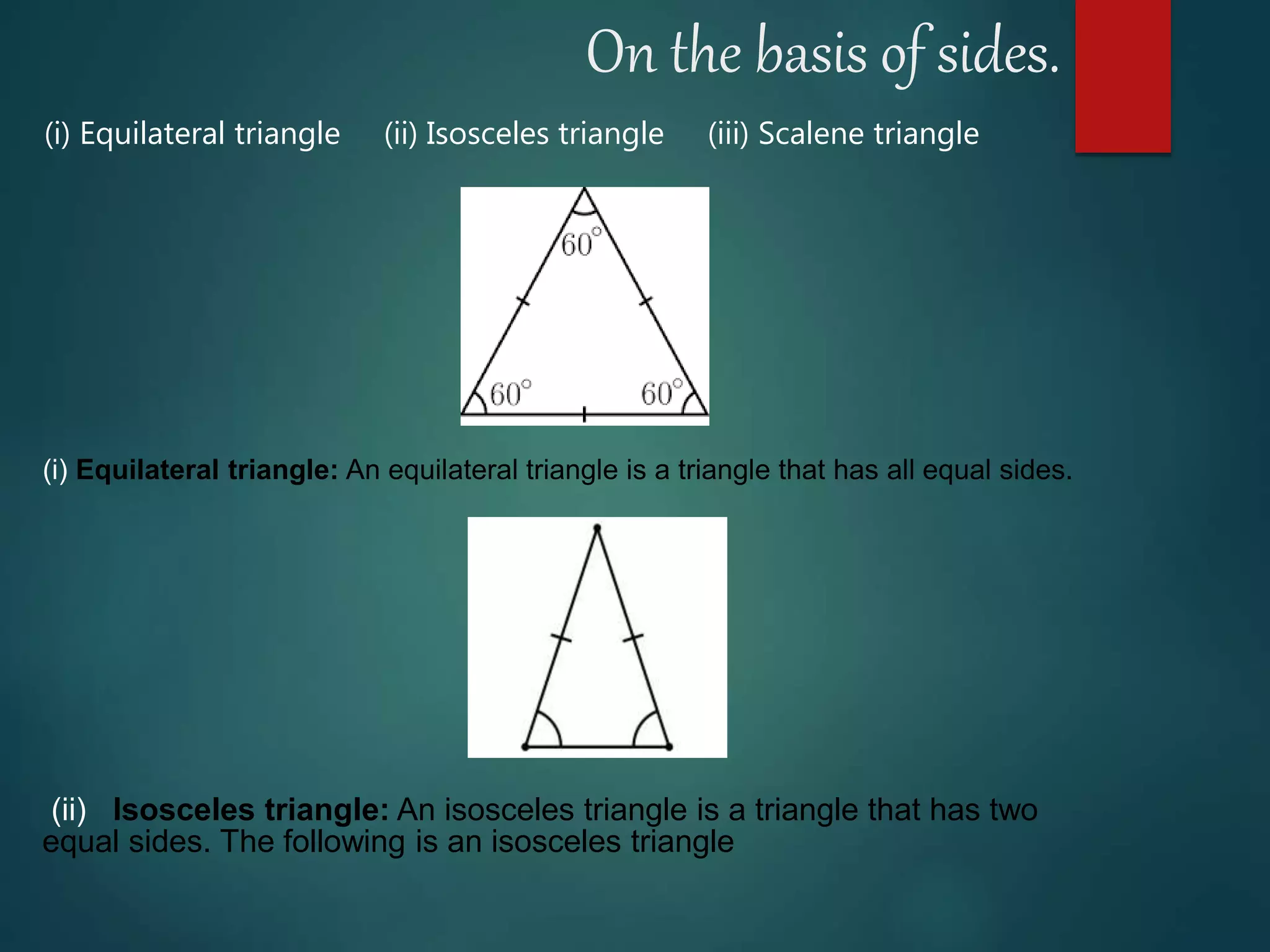 Lines, angles , triangles and their properties | PPTX