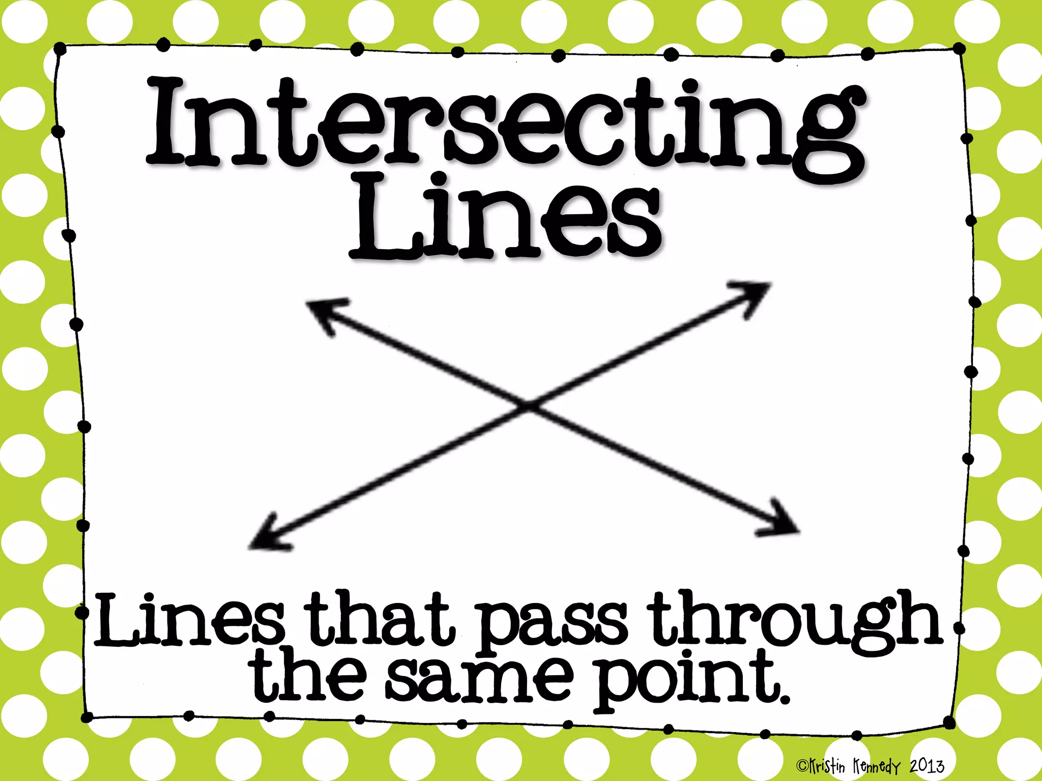 Geometry Posters: Types of Angels & Lines | PPT