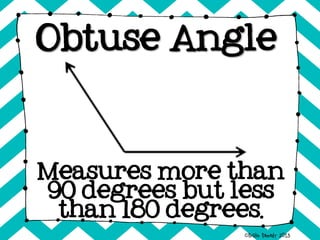 Geometry Posters: Types of Angels & Lines | PDF