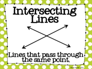 Geometry Posters: Types of Angels & Lines | PDF